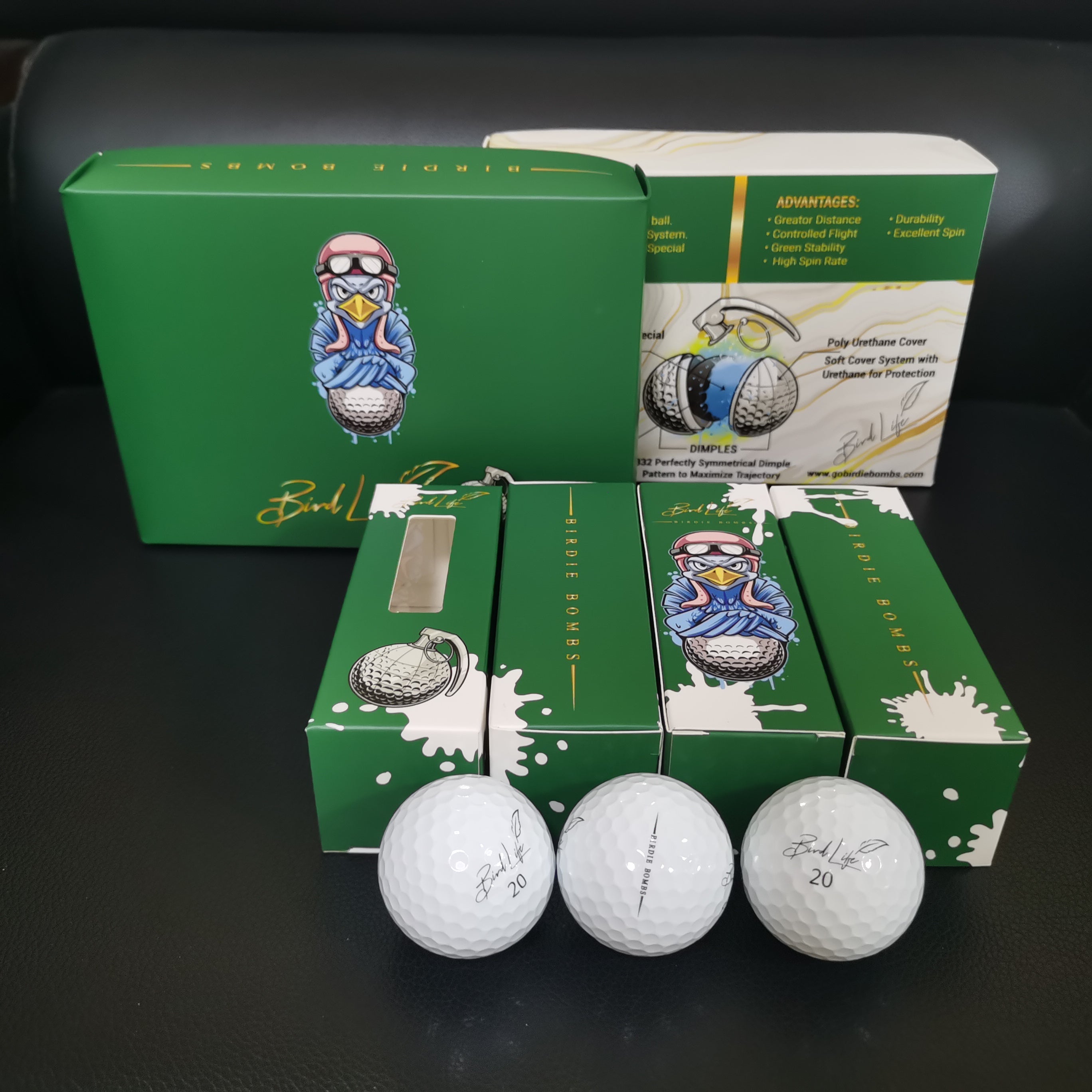 Premium Bird Life Golf Balls "Birdie Bombs" – GoBirdieBombs